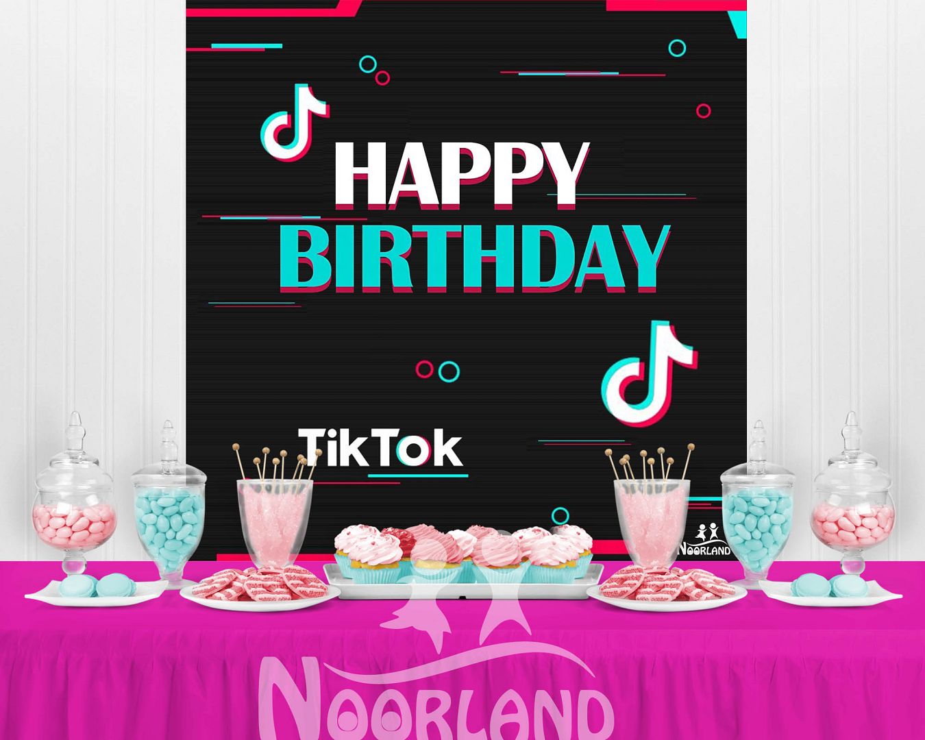 Tik Tok- Backdrop Banner - NoorLand